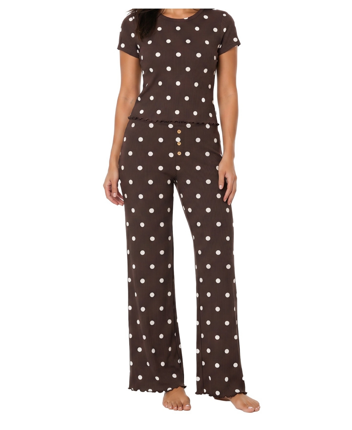 Click here for Sincerely Jules Womens Ribbed Scoop Neck & Pants... prices