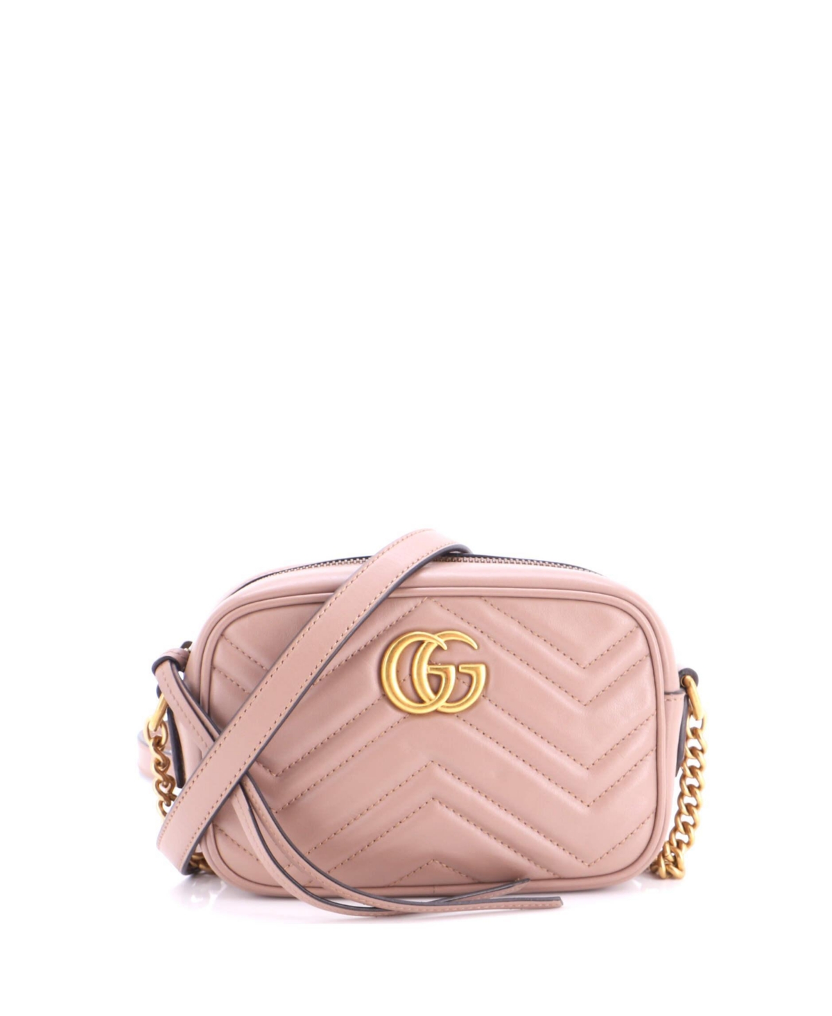 Click here for Pre-Owned Gucci Mini Gg Marmont Shoulder Bag Matel... prices