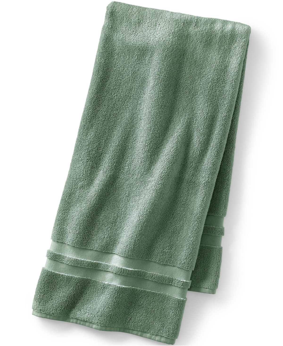 Click here for Lands End Essential Cotton Bath Sheet - Cypress gr... prices