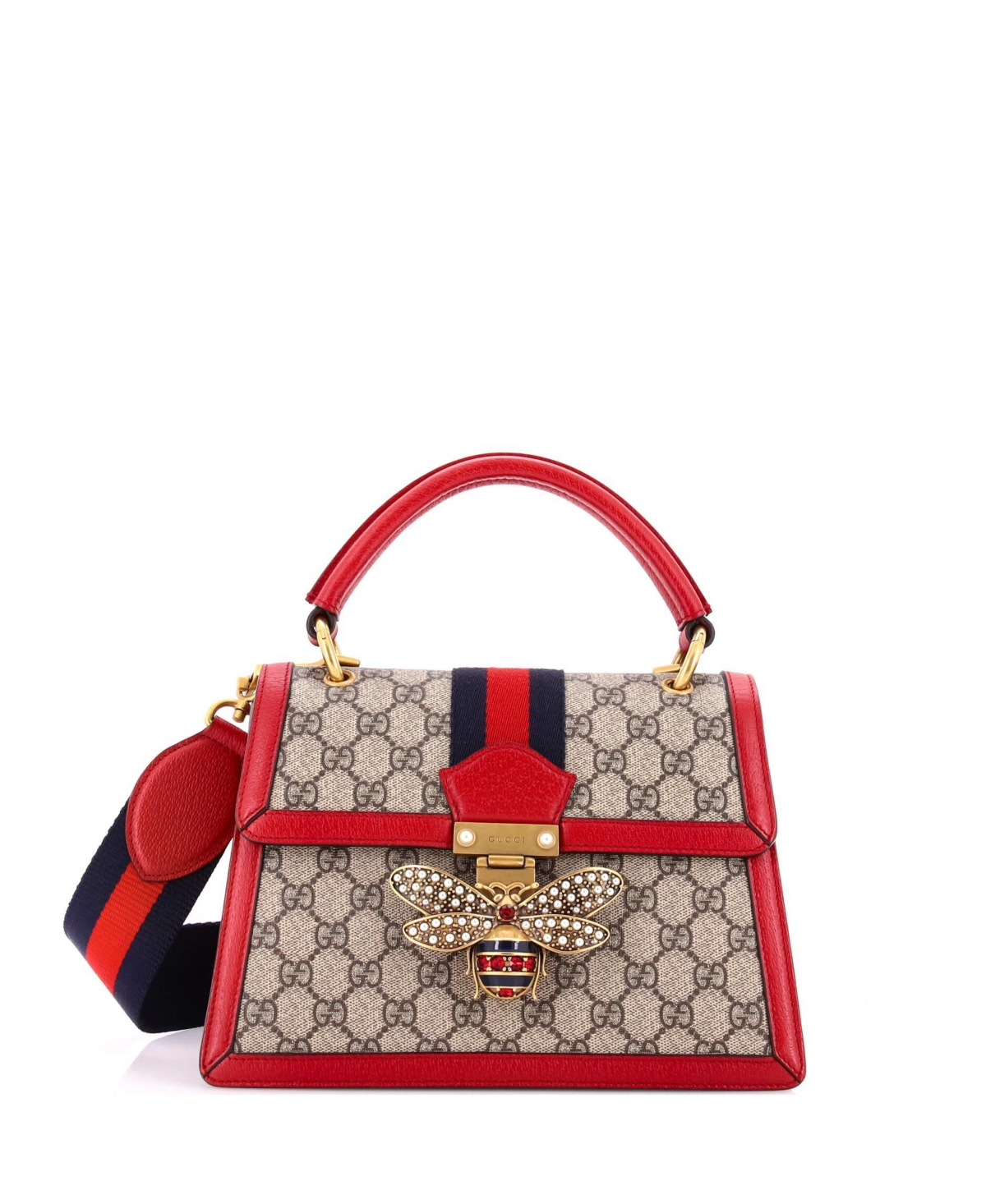 Click here for Pre-Owned Gucci Small Queen Margaret Top Handle Ba... prices