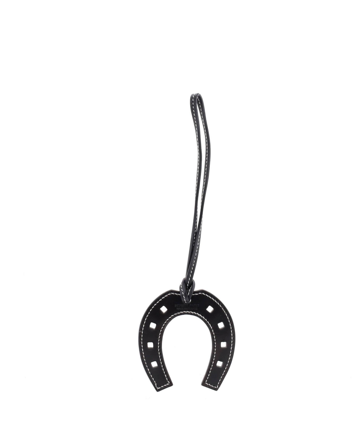 Click here for Pre-Owned Hermes Paddock Horseshoe Bag Charm Leath... prices