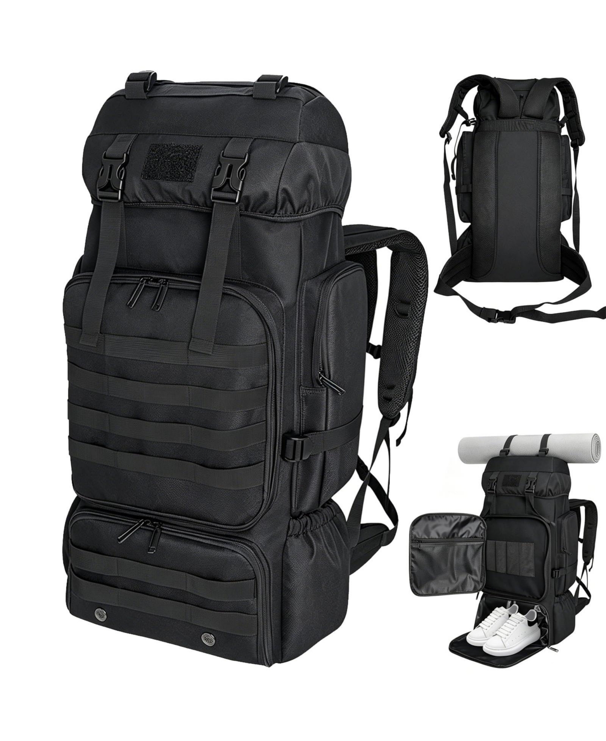 Click here for Piscifun 80L Hiking Backpack Waterproof Large Capa... prices