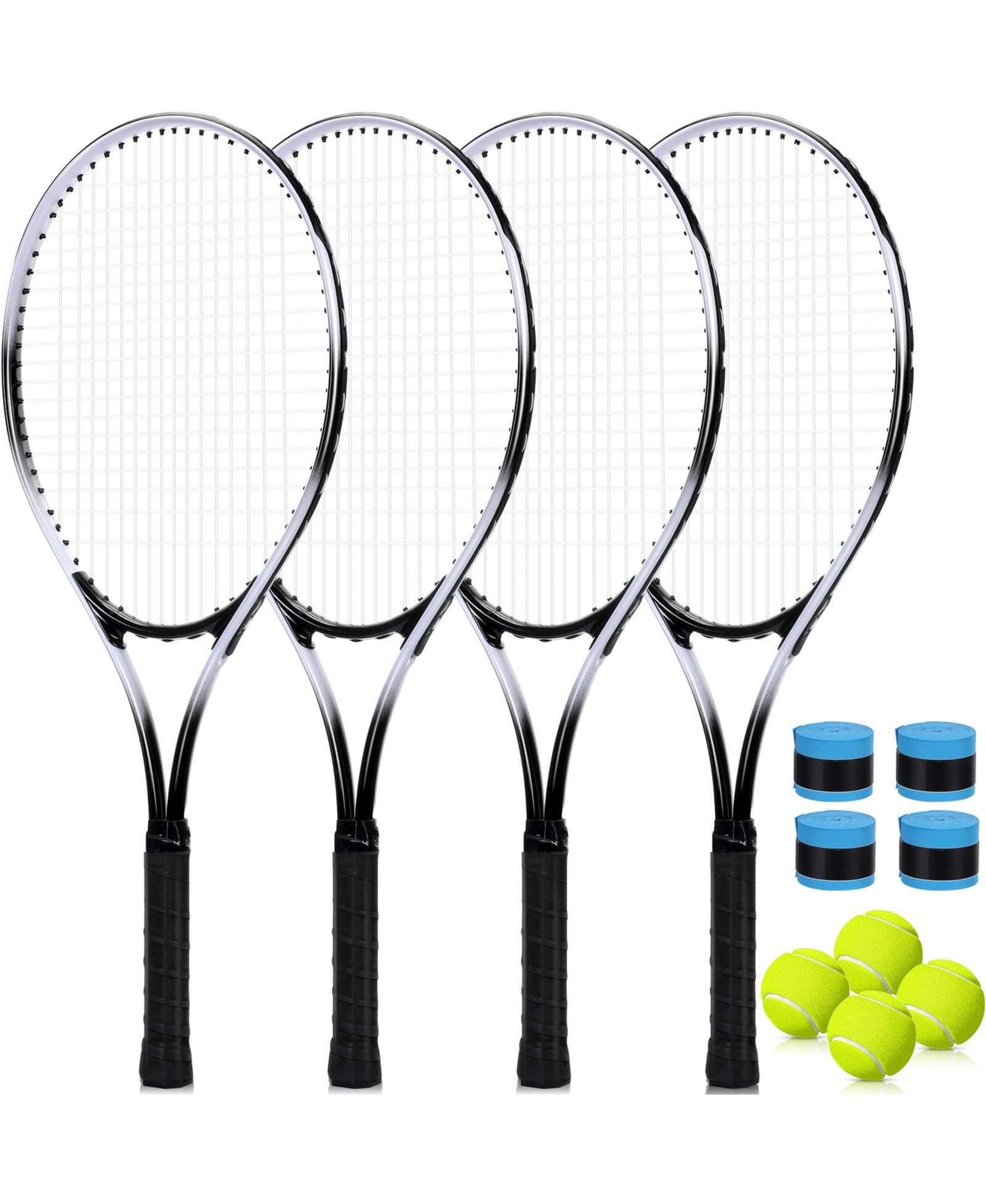 Click here for Aofar 4 Pack Tennis Rackets Adult Recreational Pre... prices