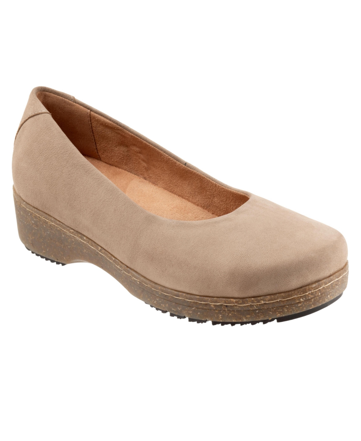 Click here for Softwalk Womens Adrian Clog - Grey nubuck prices