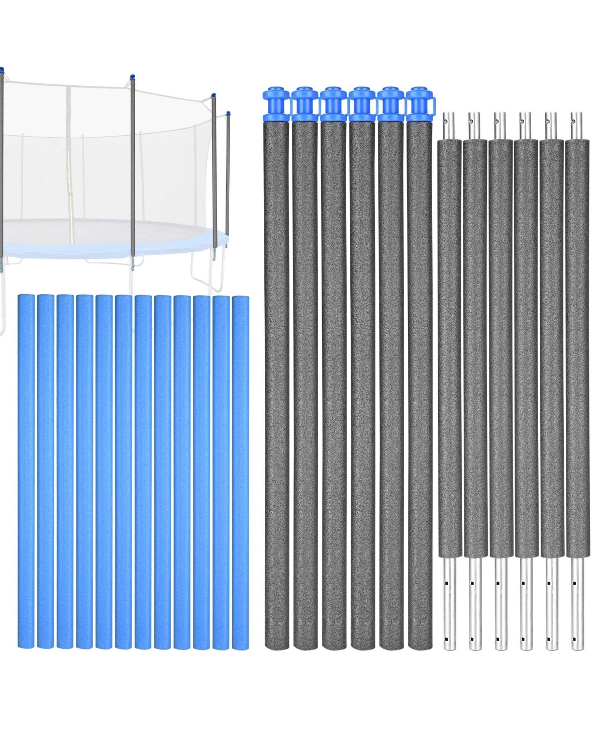 Click here for Yescom 6 Pcs Trampoline Replacement Poles with Cla... prices