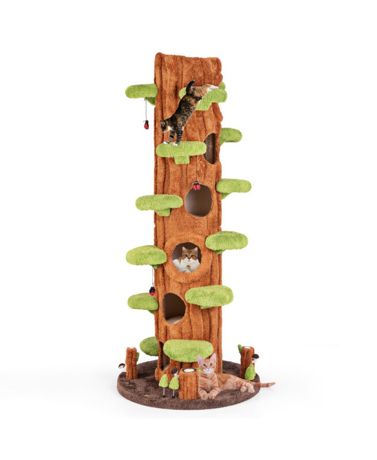 Click here for Sugift 90.5 in Tall Multifunctional Cat Tree With... prices