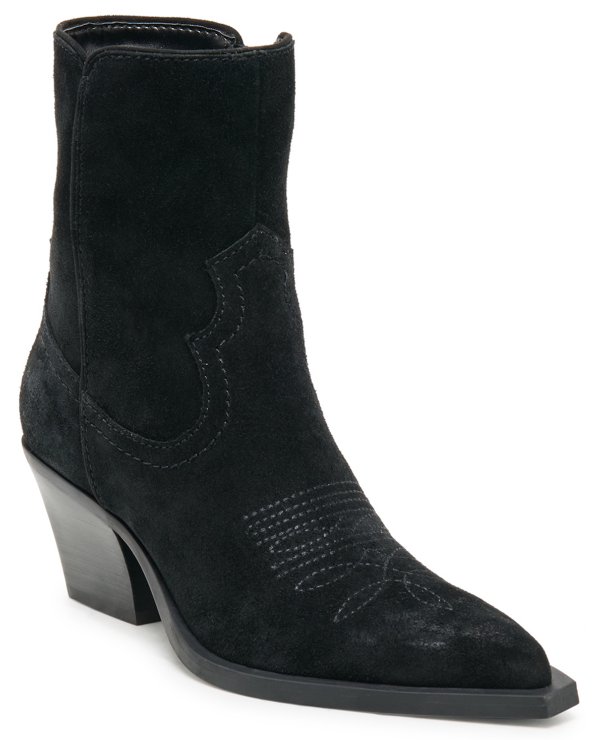 Click here for Dolce Vita Womens Ronny Pull-On Stitch Heeled Boot... prices