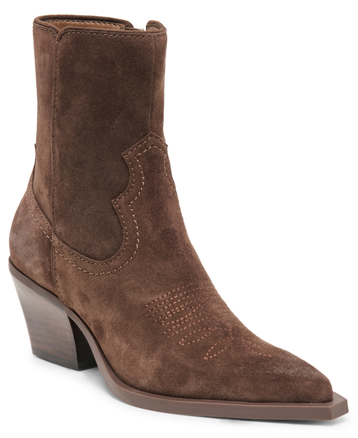 Click here for Dolce Vita Womens Ronny Pull-On Stitch Heeled Boot... prices