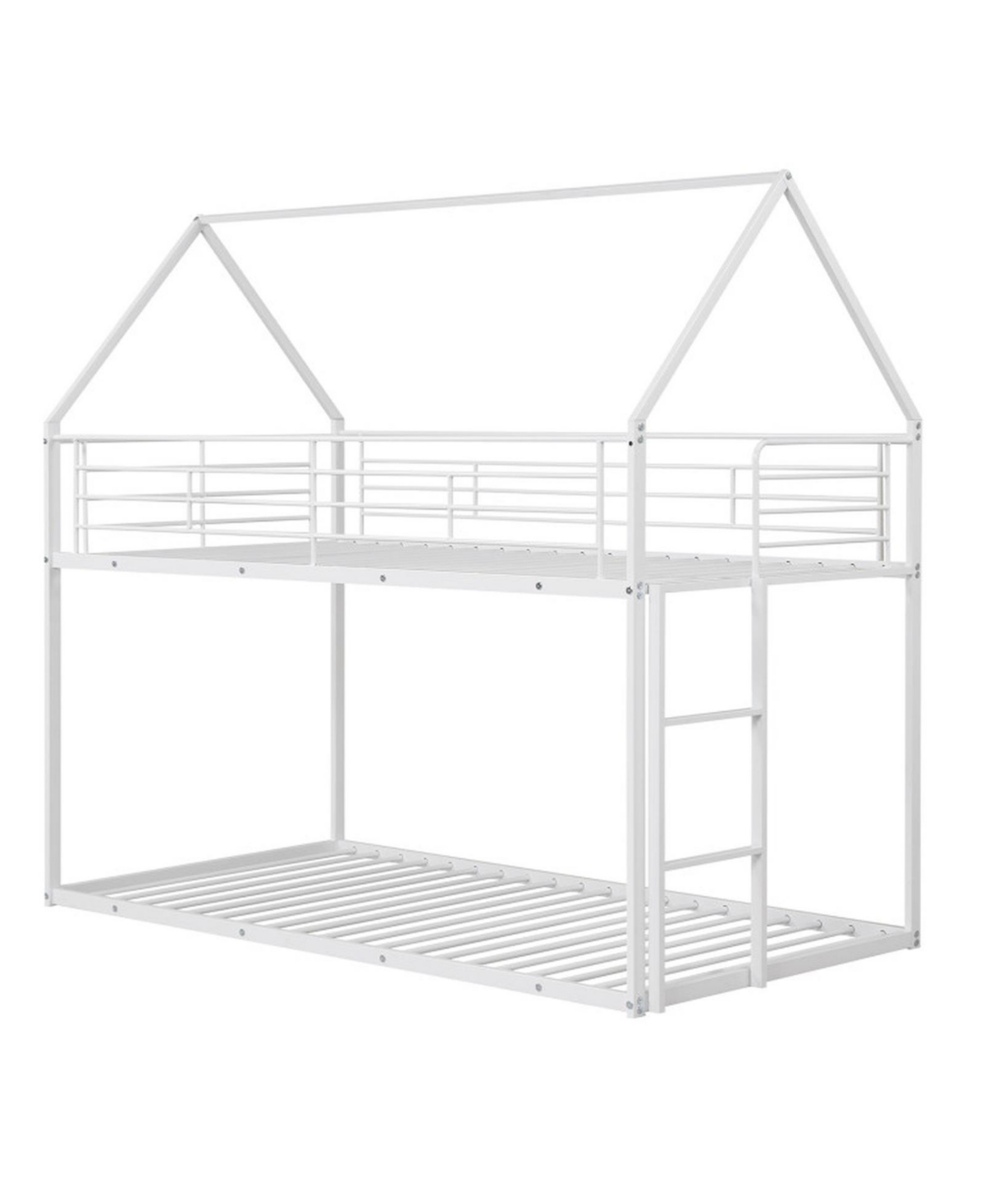 Click here for Sugift Twin over Twin House-Shaped Metal Bunk Bed... prices