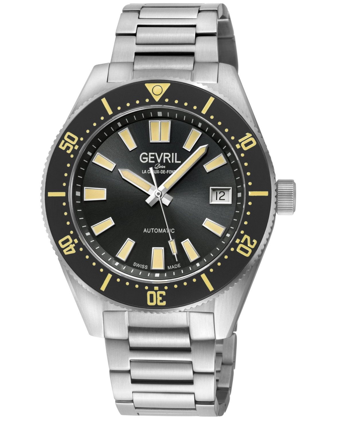 Click here for Gevril Mens Swiss Made Mariner Row Swiss Automatic... prices