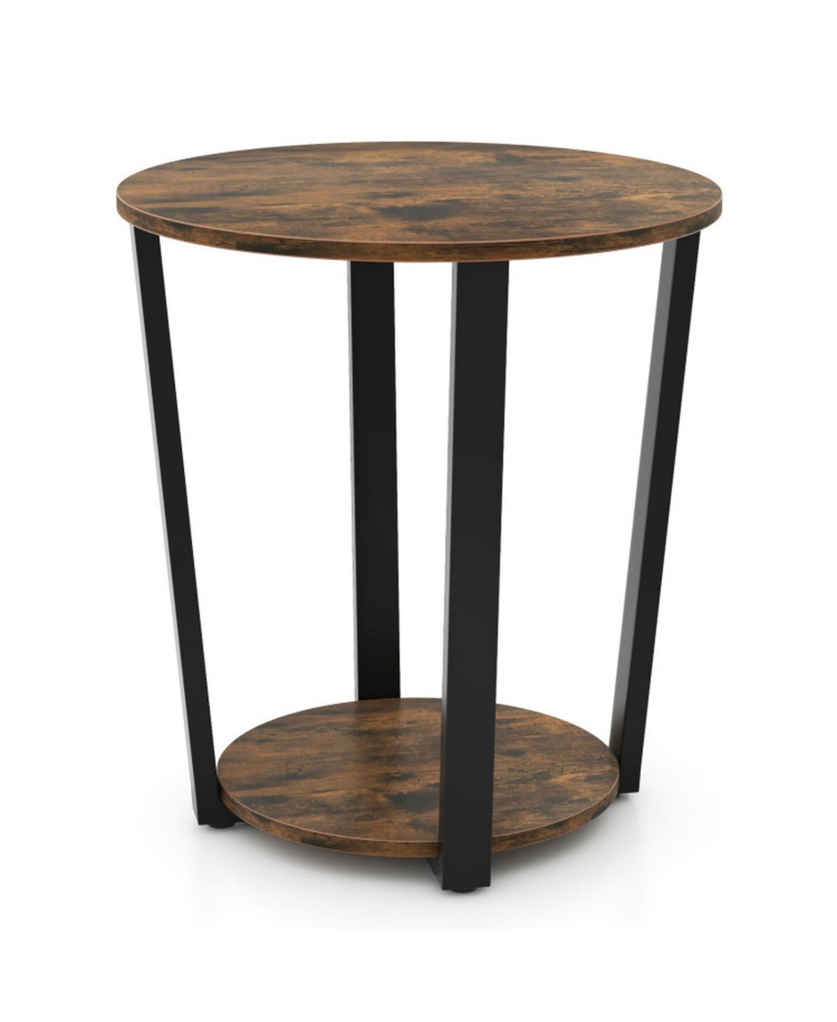 Click here for Sugift 2-Tier Round End Table with Removable Botto... prices