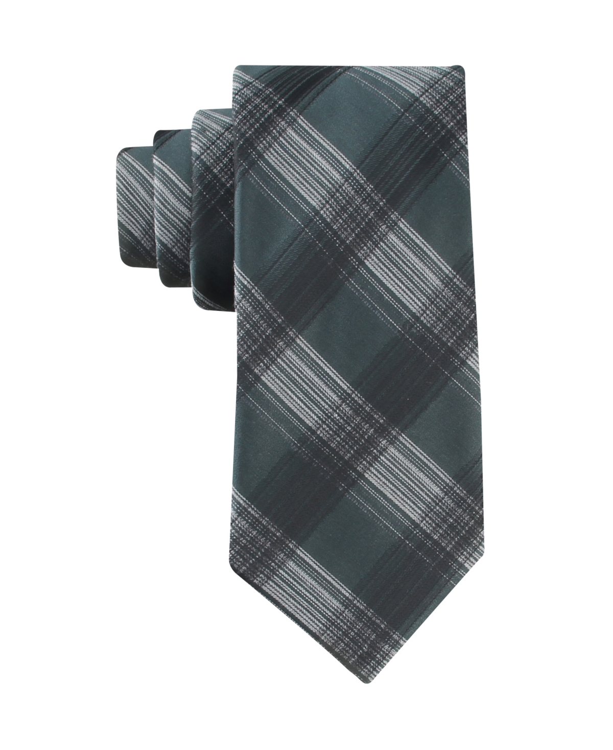 Click here for Calvin Klein Mens Justy Plaid Tie - Hunter prices