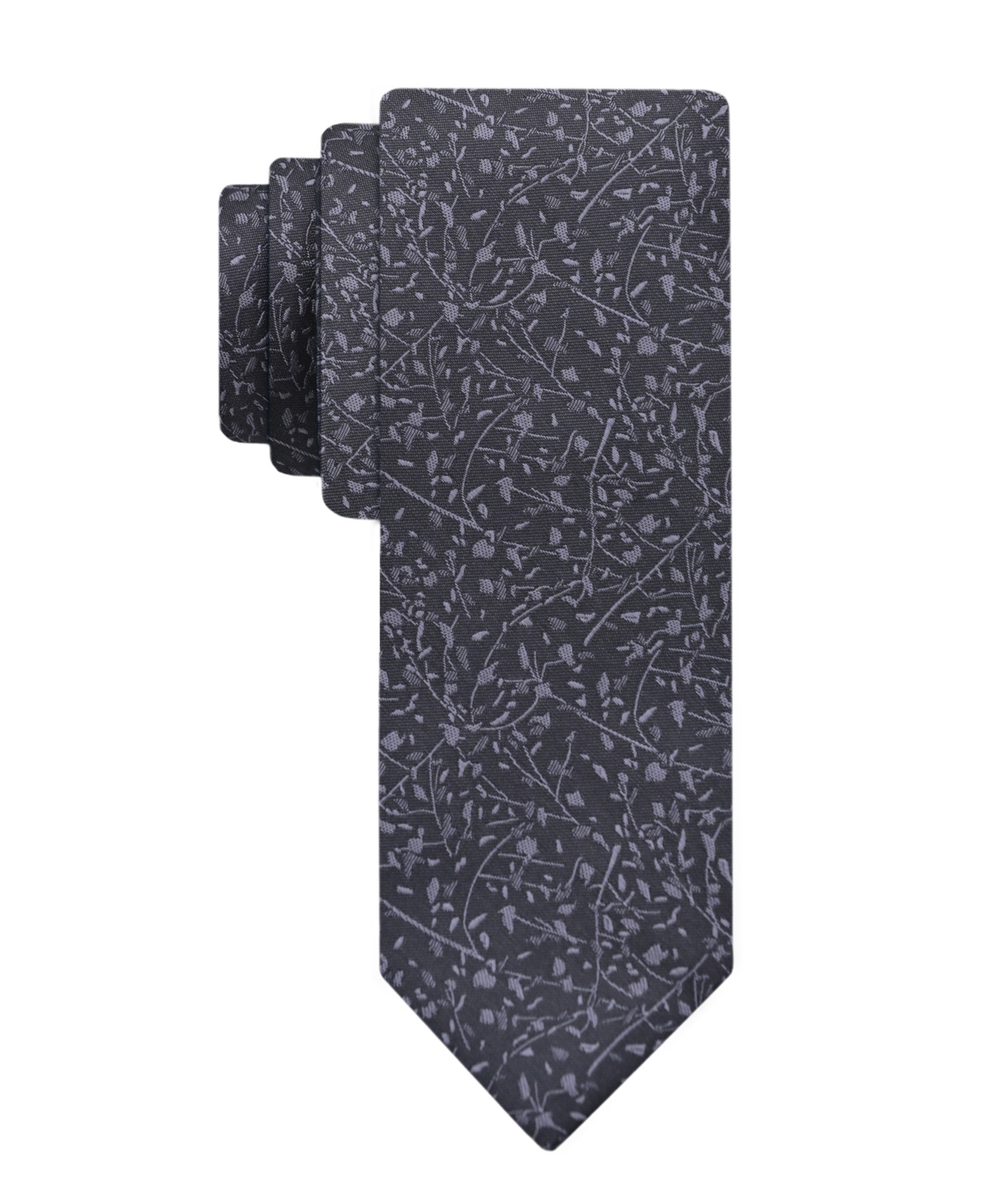 Click here for Calvin Klein Mens Clarke Floral Tie - Black prices