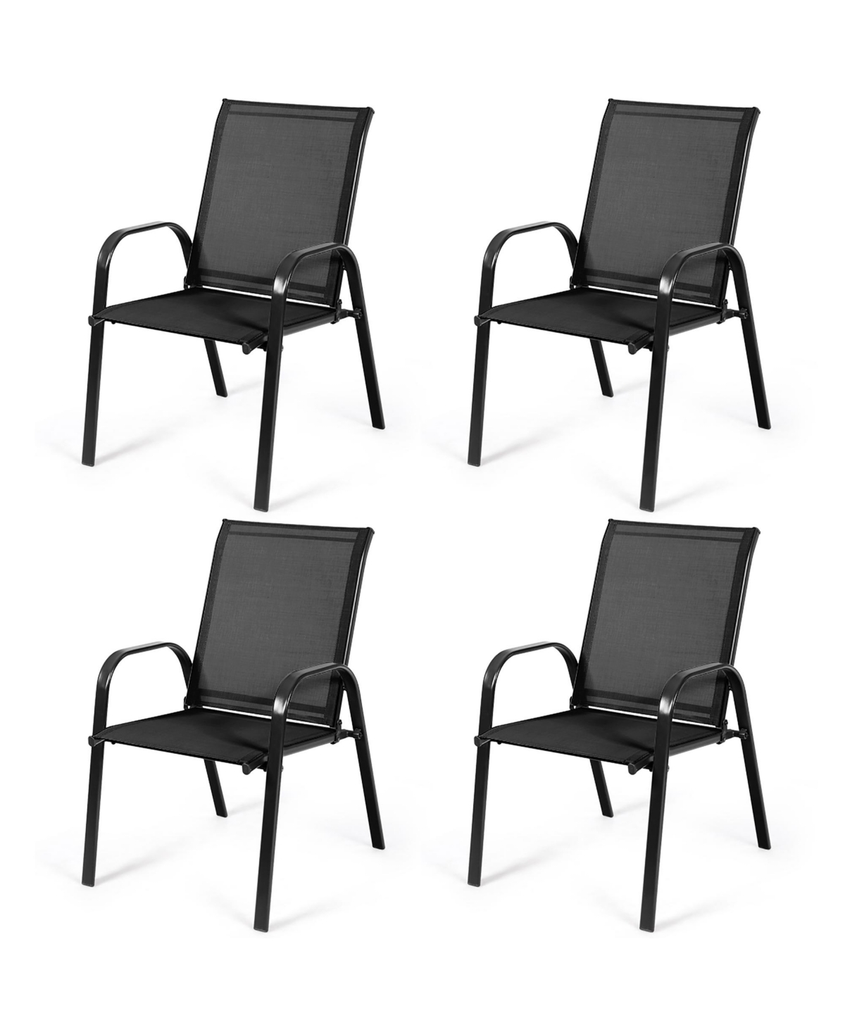 Click here for Costway Patio Chairs Dining Chair Garden Deck Yard... prices