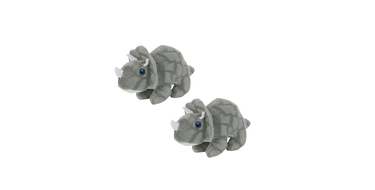 Click here for Mighty Jr Dinosaur Triceratops 2 Pack  Durable Plu... prices