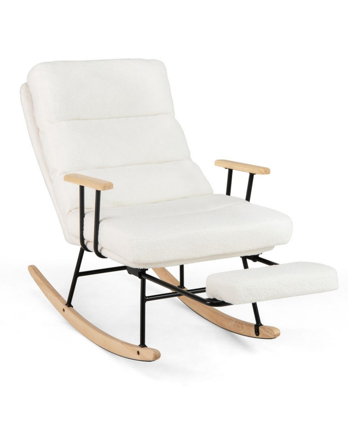 Click here for Sugift Nursery Rocking Chair with Adjustable Backr... prices