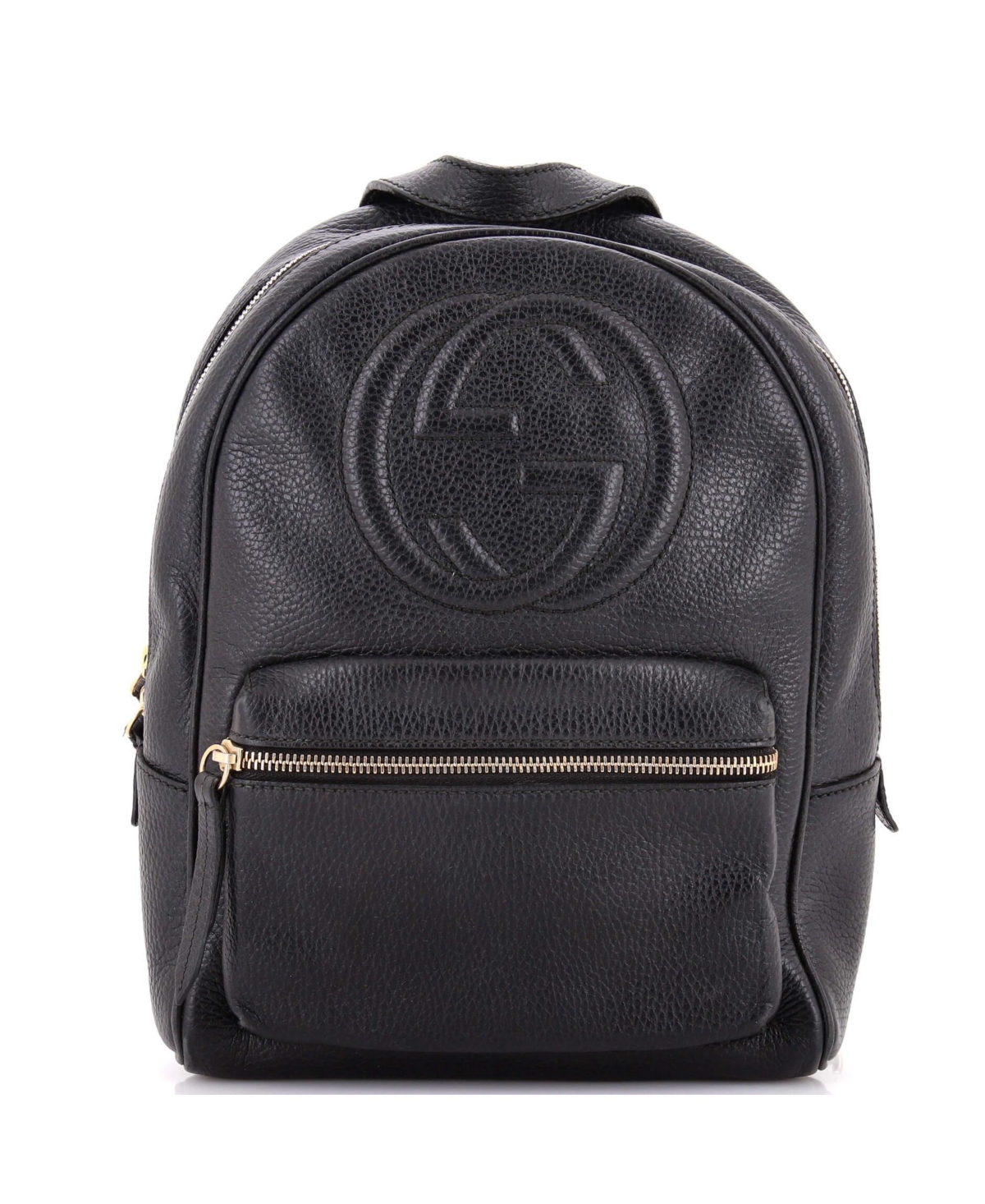 Click here for Pre-Owned Gucci Soho Chain Backpack Leather - Blac... prices