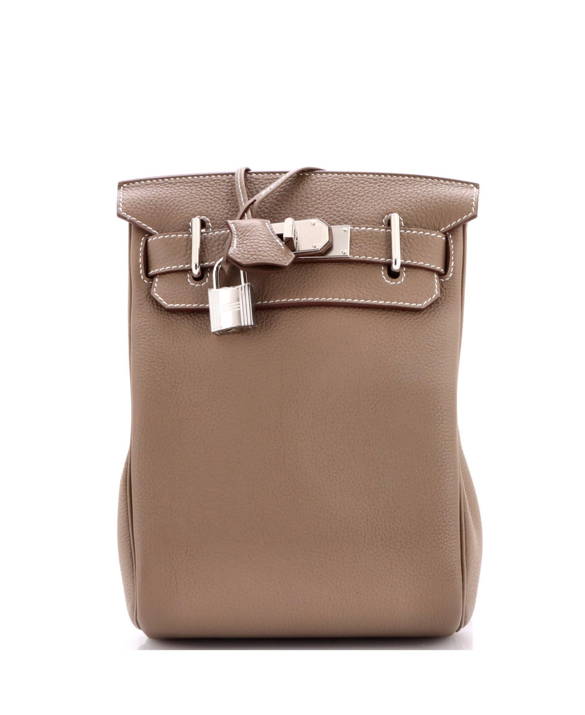 Click here for Pre-Owned Hermes Pm Hac a Dos Backpack Togo - Grey prices