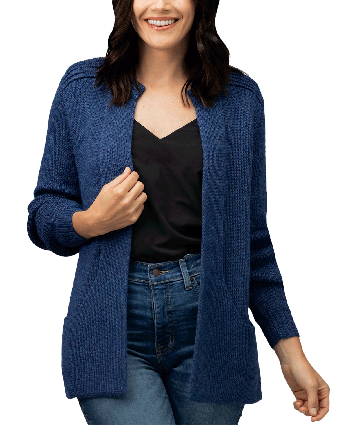 Click here for Simply Natural Linda Ebel Alpaca Sweater - Denim prices