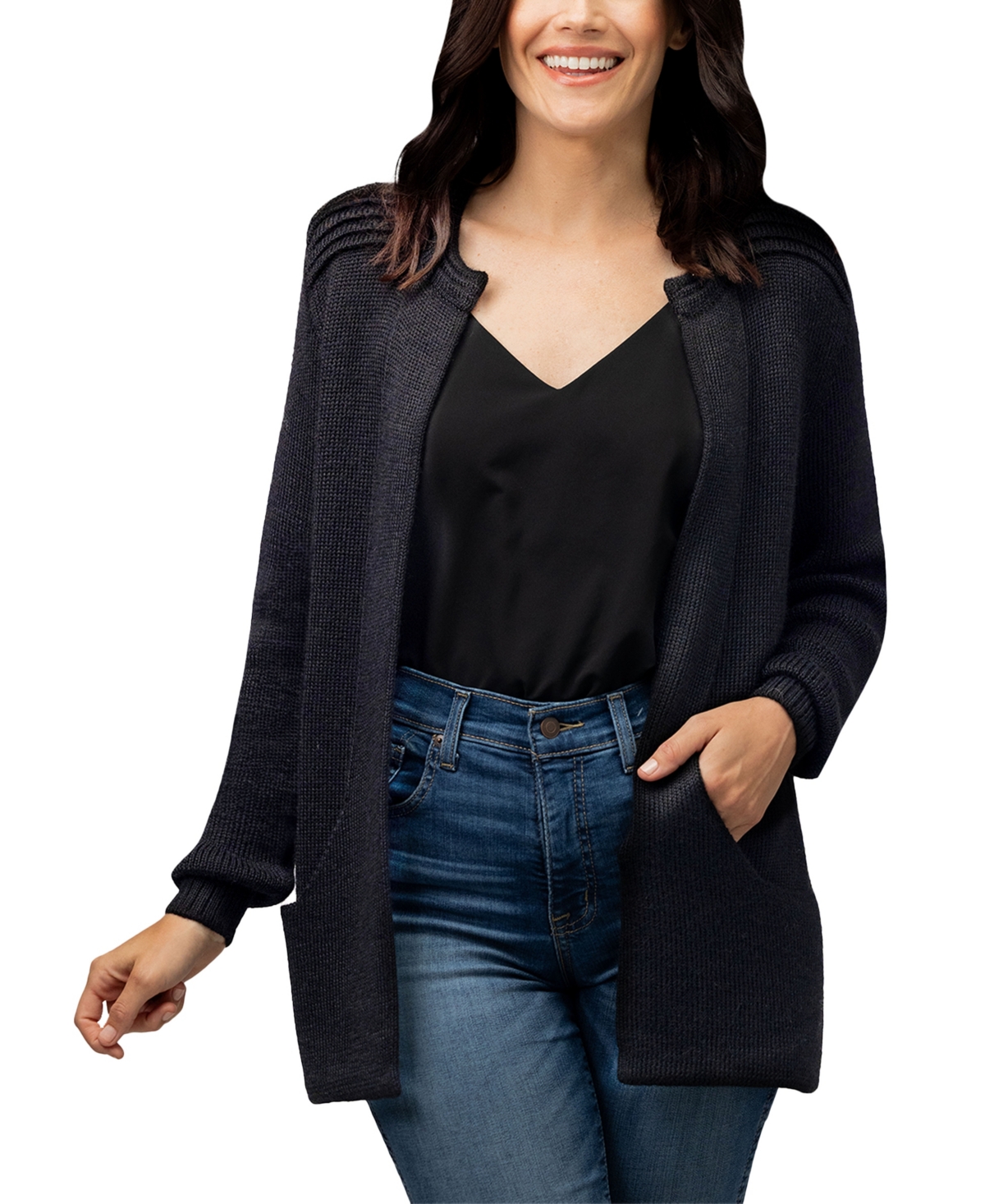 Click here for Simply Natural Linda Ebel Alpaca Sweater - Black prices