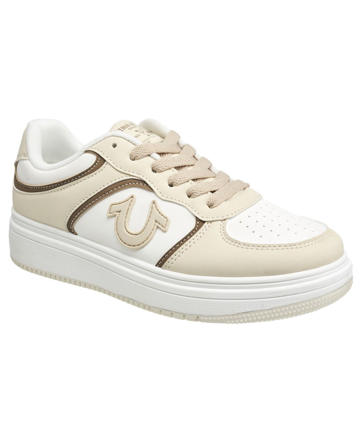 Click here for True Religion Womens Kelly Logo Court Sneaker - Cr... prices