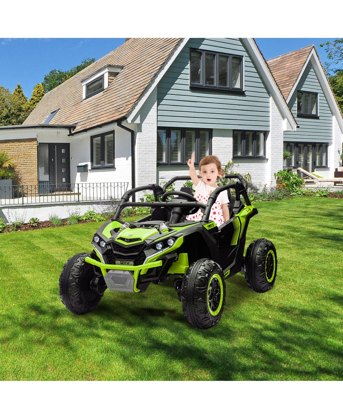 Click here for homfan 24V Off-Road Utv 4WD with Remote Control  2... prices