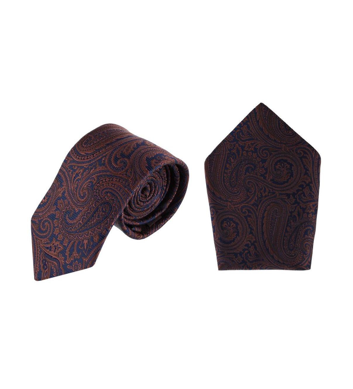Click here for Trafalgar Mens Sobee Paisley Silk Necktie and Pock... prices