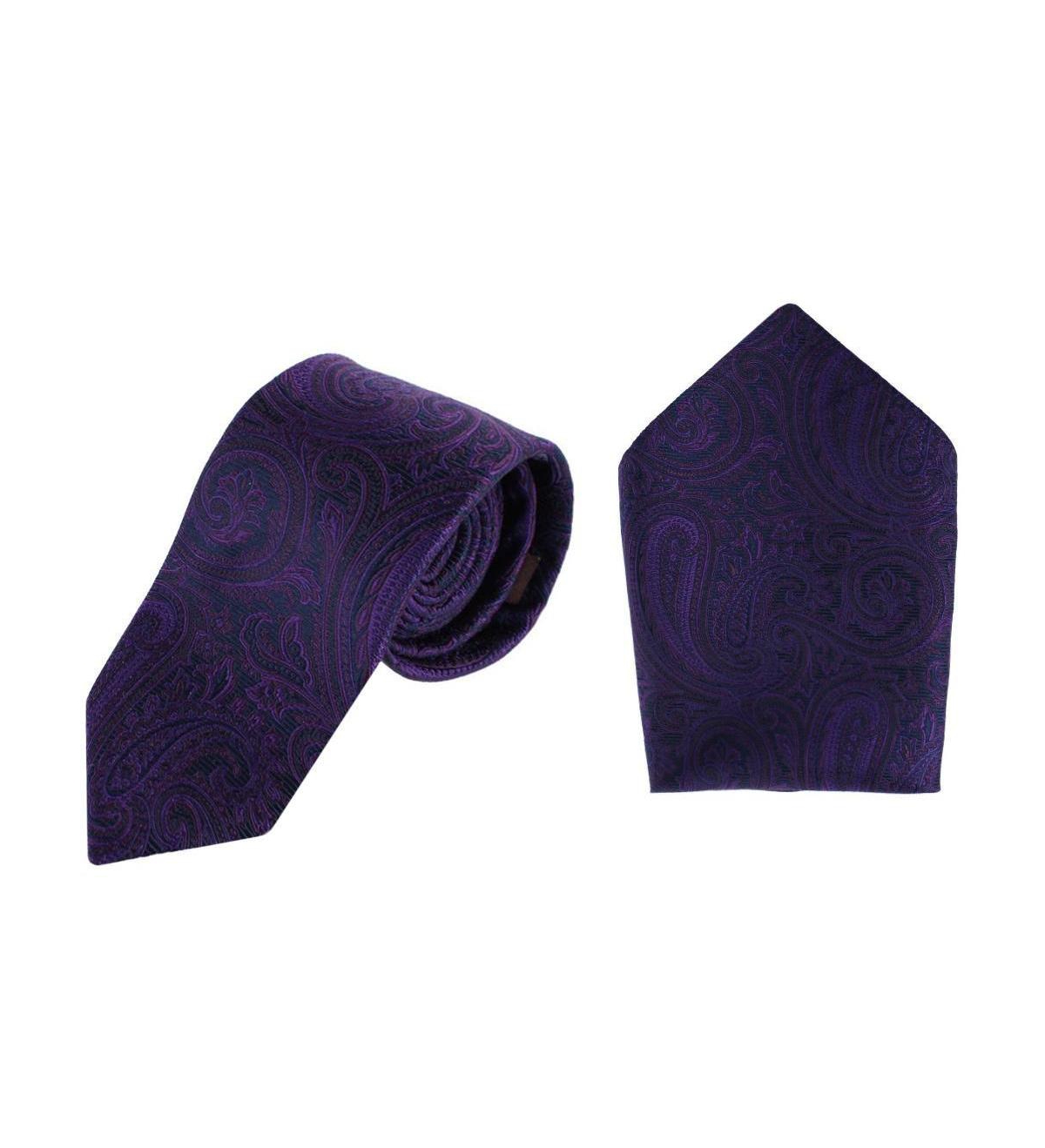 Click here for Trafalgar Mens Sobee Paisley Silk Necktie and Pock... prices