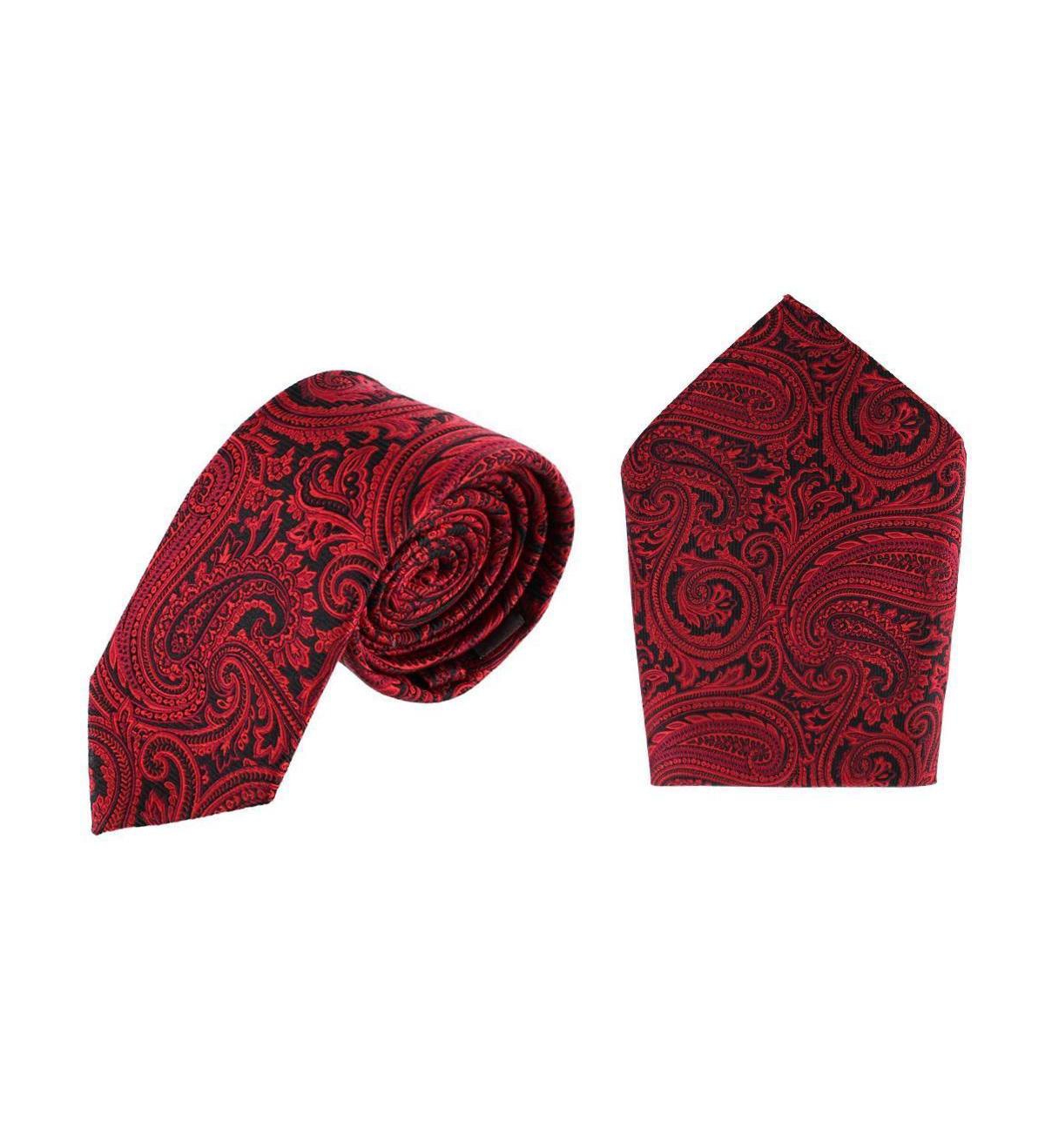 Click here for Trafalgar Mens Sobee Paisley Silk Necktie and Pock... prices