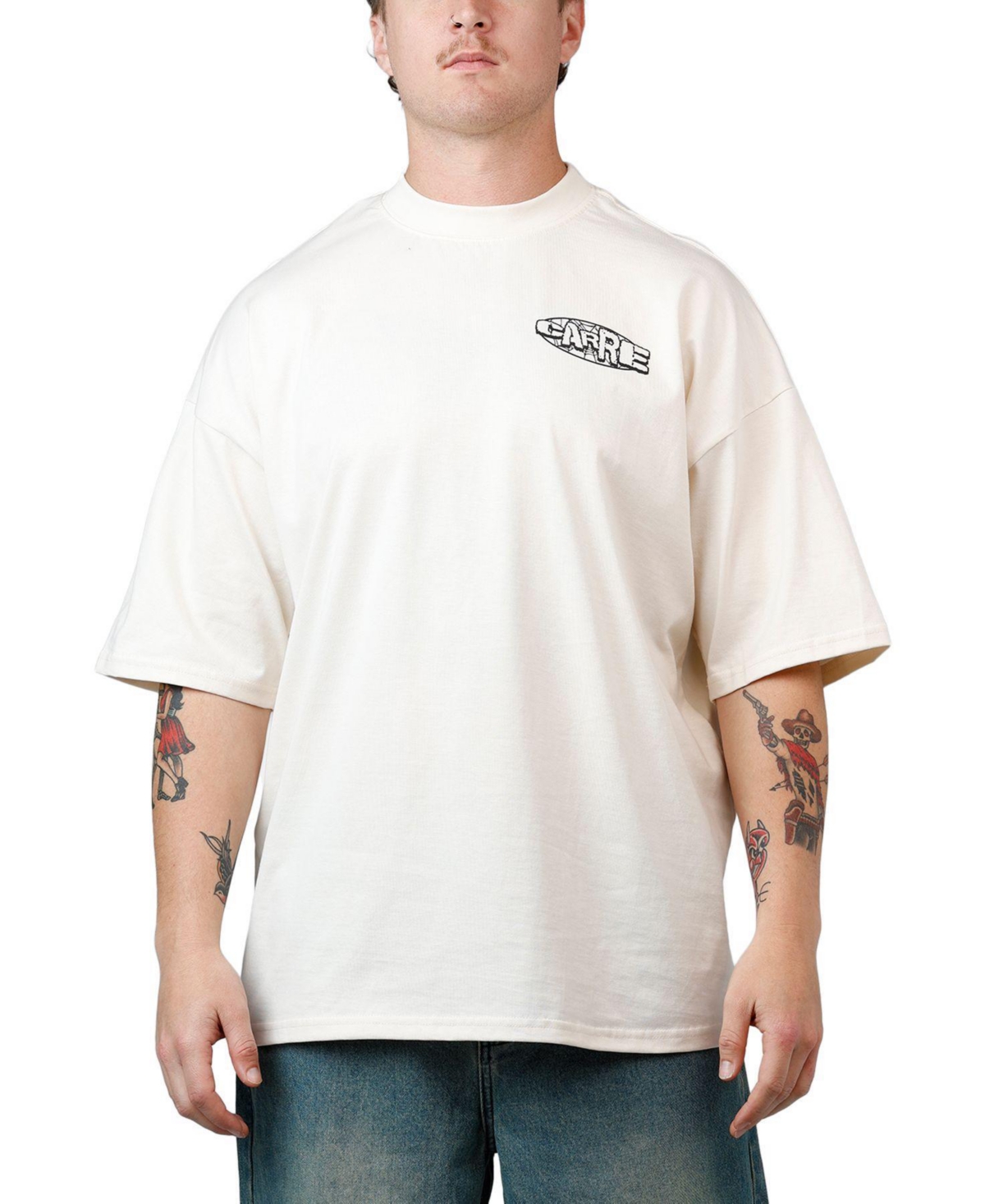 Click here for Carre Mens Lush T-Shirt - White prices
