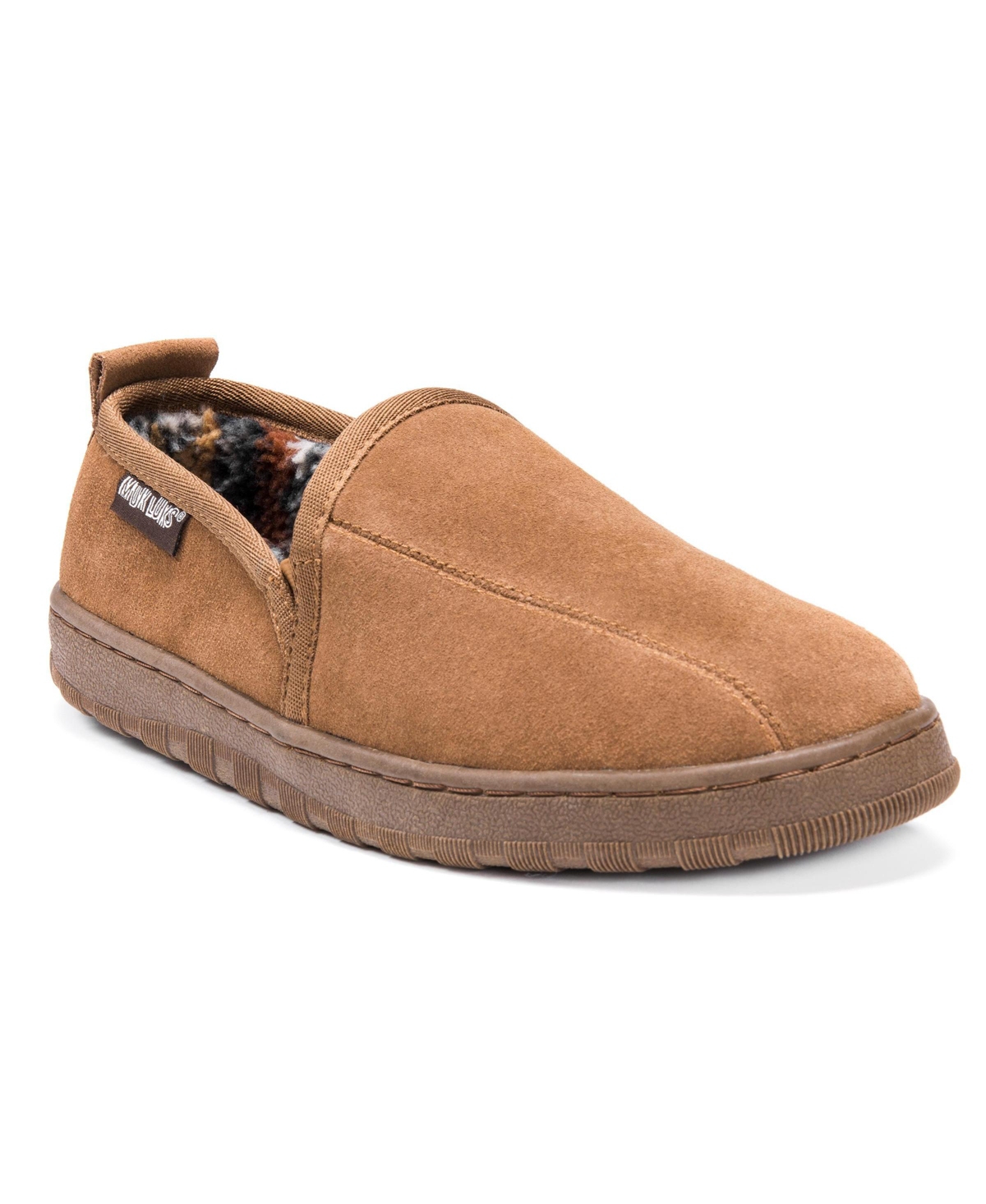 Click here for Muk Luks Mens Eric Genuine Suede Slip On Slippers... prices