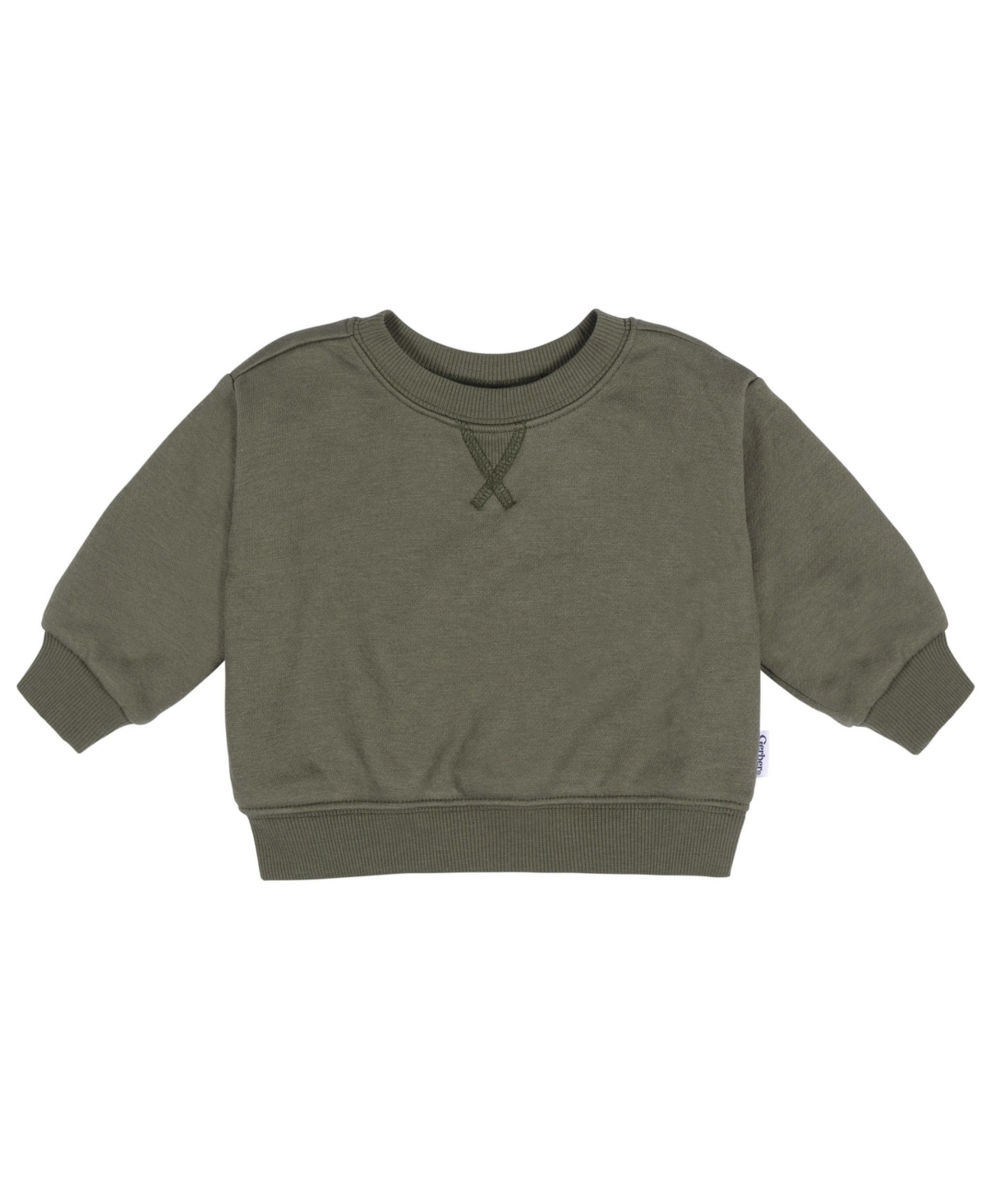 Click here for Gerber Toddler 0 -5T Neutral Crewneck Sweatshirt -... prices