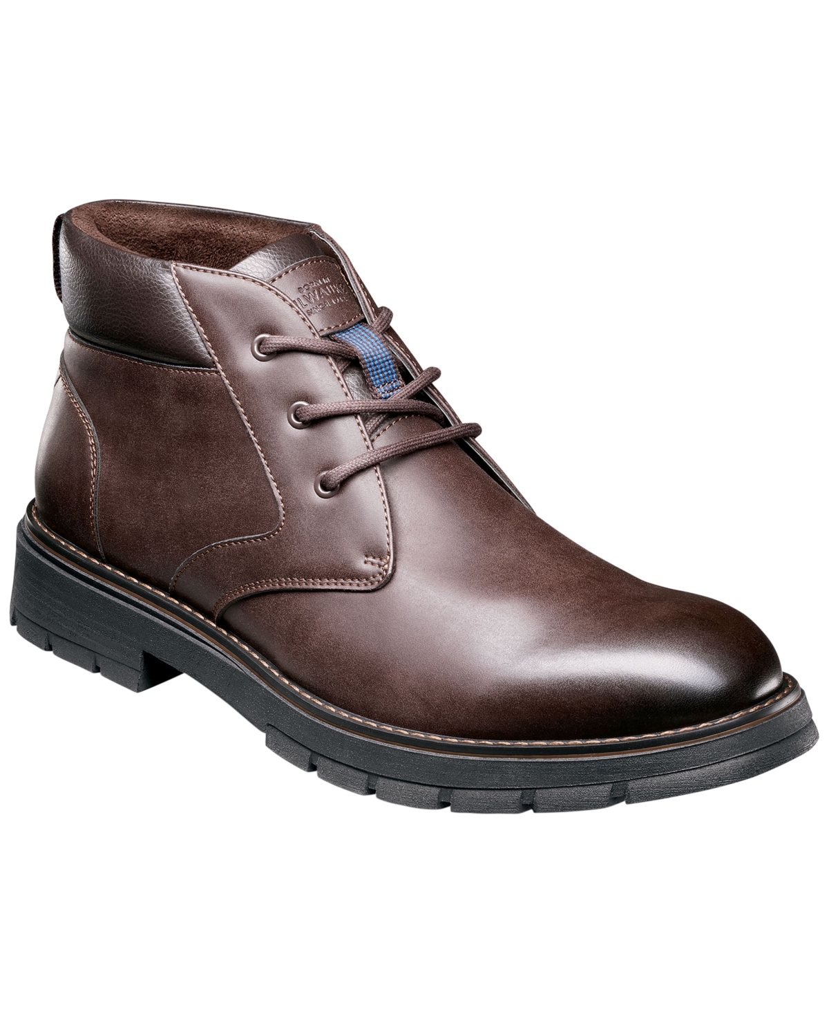 Click here for Nunn Bush Mens Brady Plain-Toe Boots - Brown prices