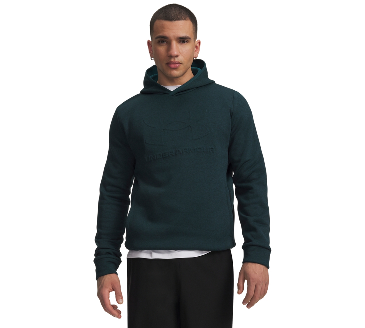 Click here for Under Armour Mens Fleece Twist Emboss Hoodie - Ard... prices