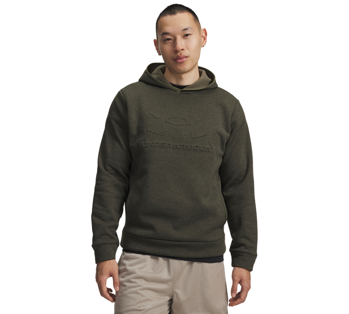 Click here for Under Armour Mens Fleece Twist Emboss Hoodie - Mar... prices