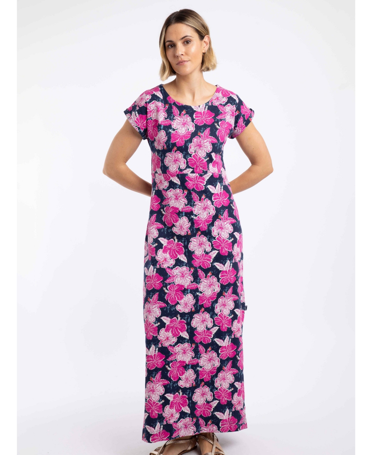 Click here for Weird Fish Womens Mirren Printed Maxi Dress - Fuch... prices