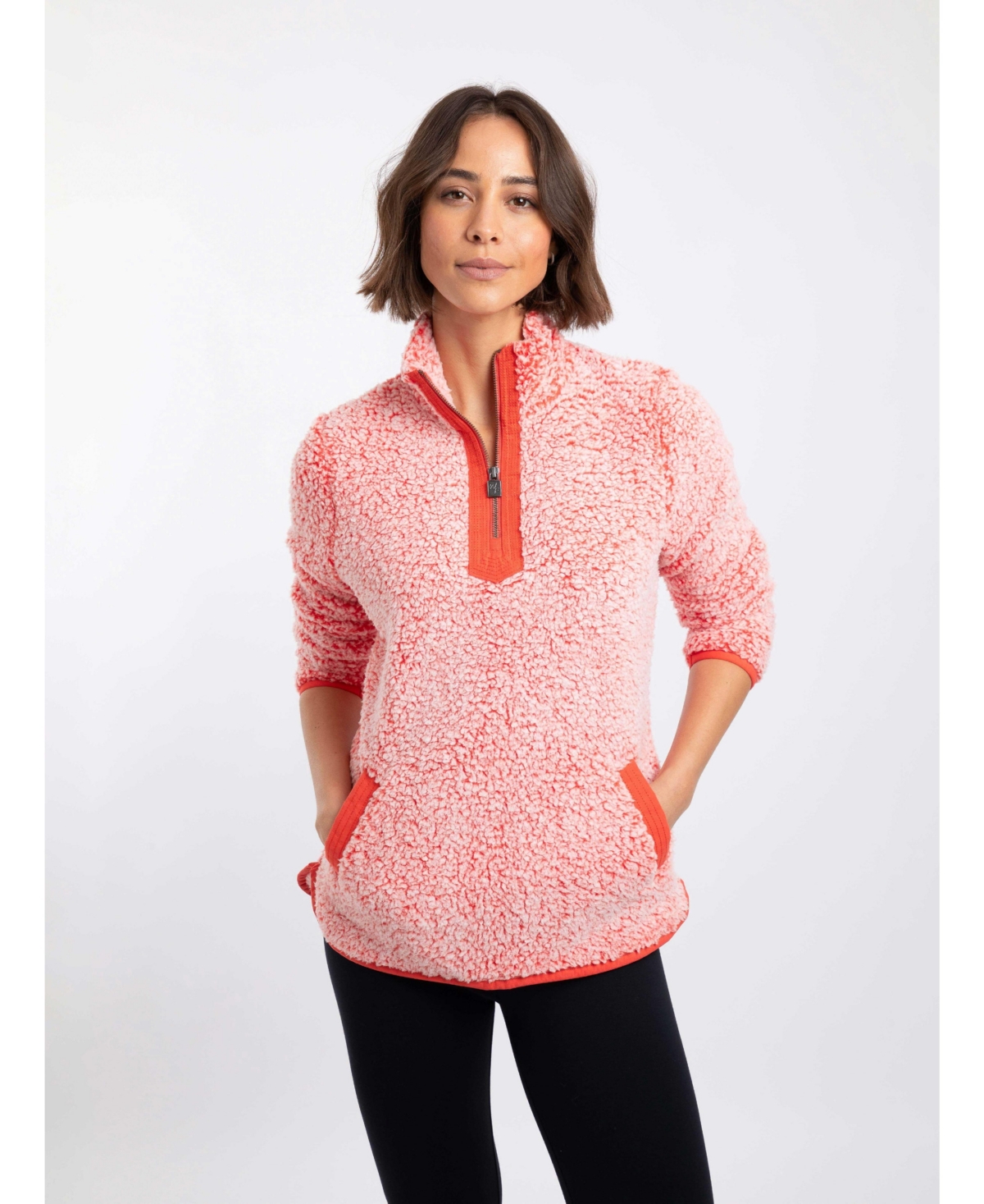 Click here for Weird Fish Womens Madi Cozy Quarter Zip Mock Neck... prices