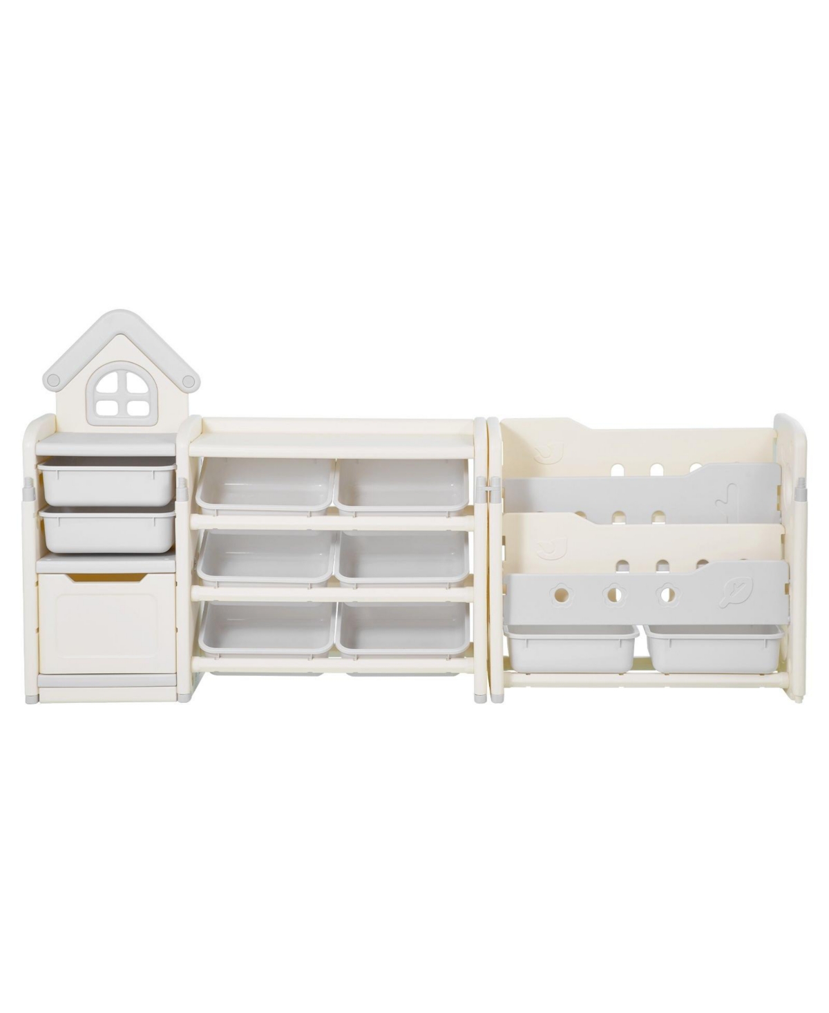 Click here for Slickblue Kids Toy Storage Organizer with Bookshel... prices
