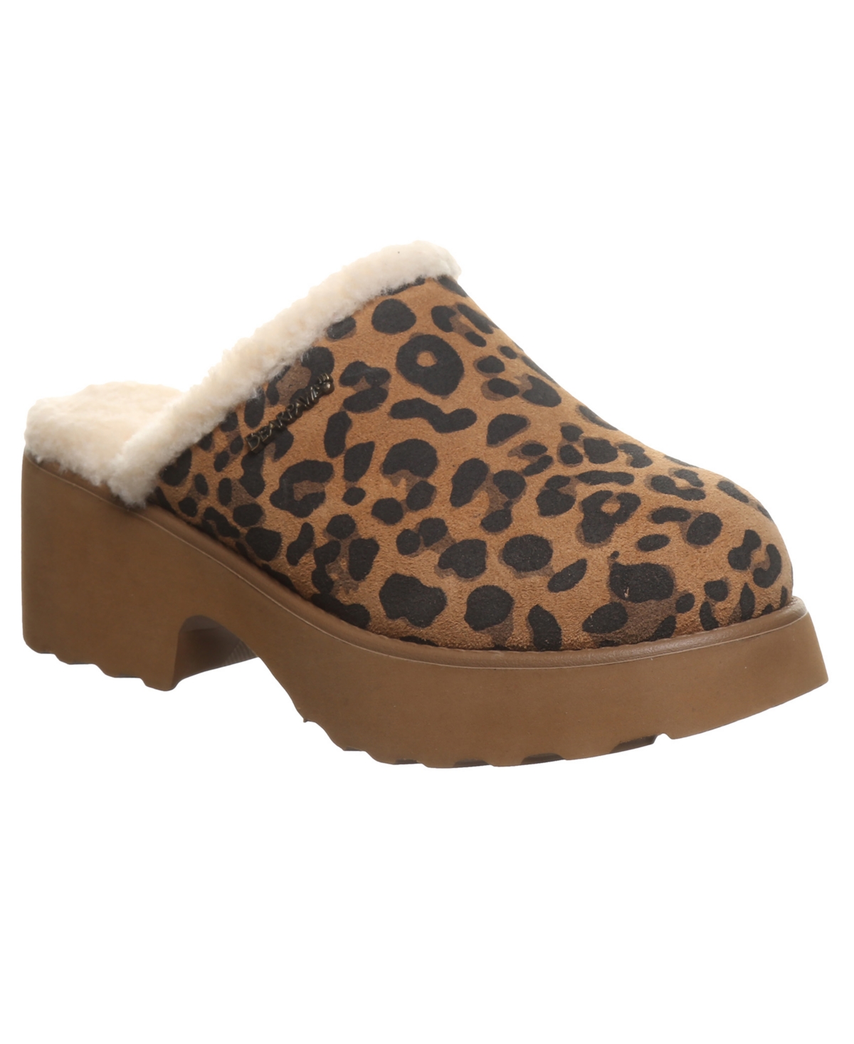 Click here for Bearpaw Womens Marnie Suede Slip-On Clogs - Tobacc... prices