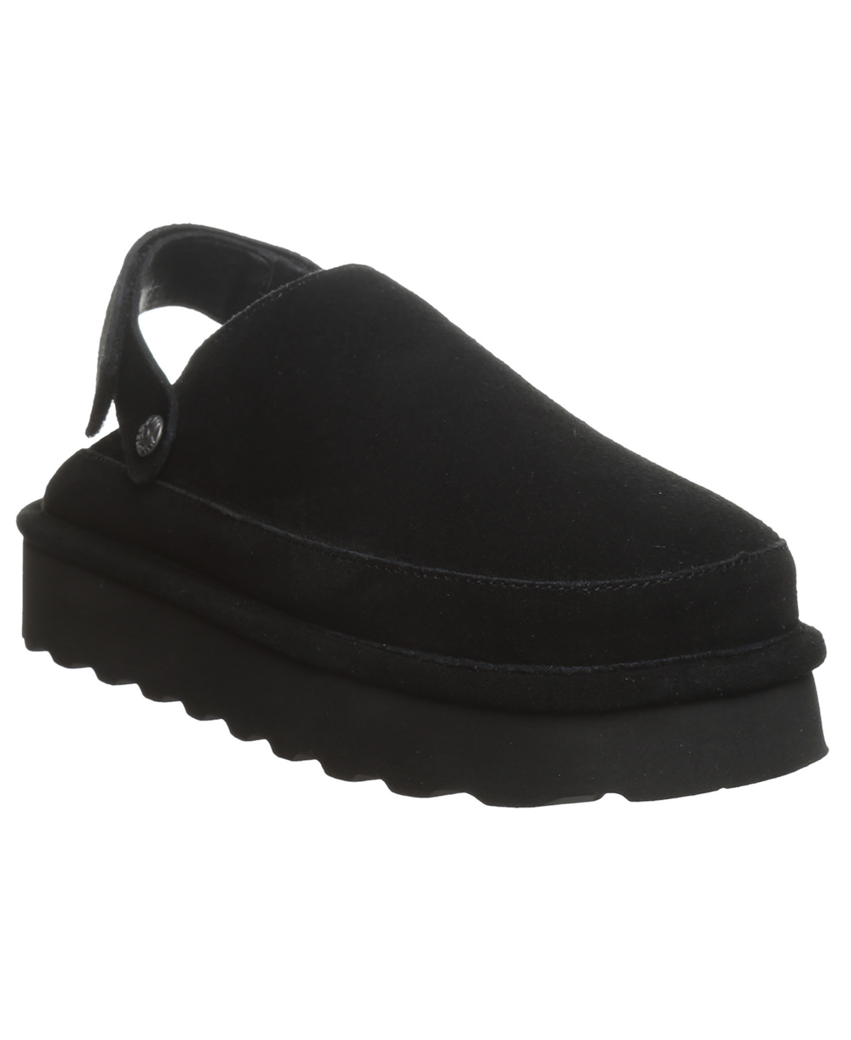 Click here for Bearpaw Womens Brooke Platform Suede Slip-On Clogs... prices