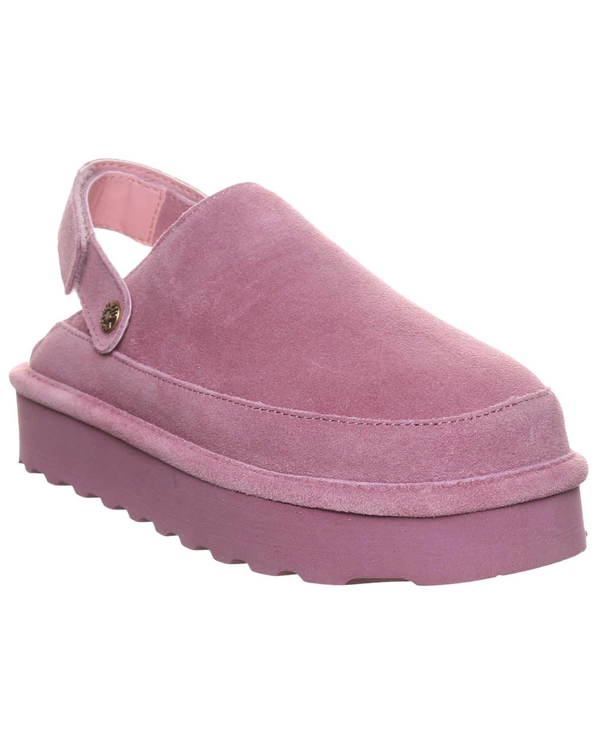 Click here for Bearpaw Womens Brooke Platform Suede Slip-On Clogs... prices