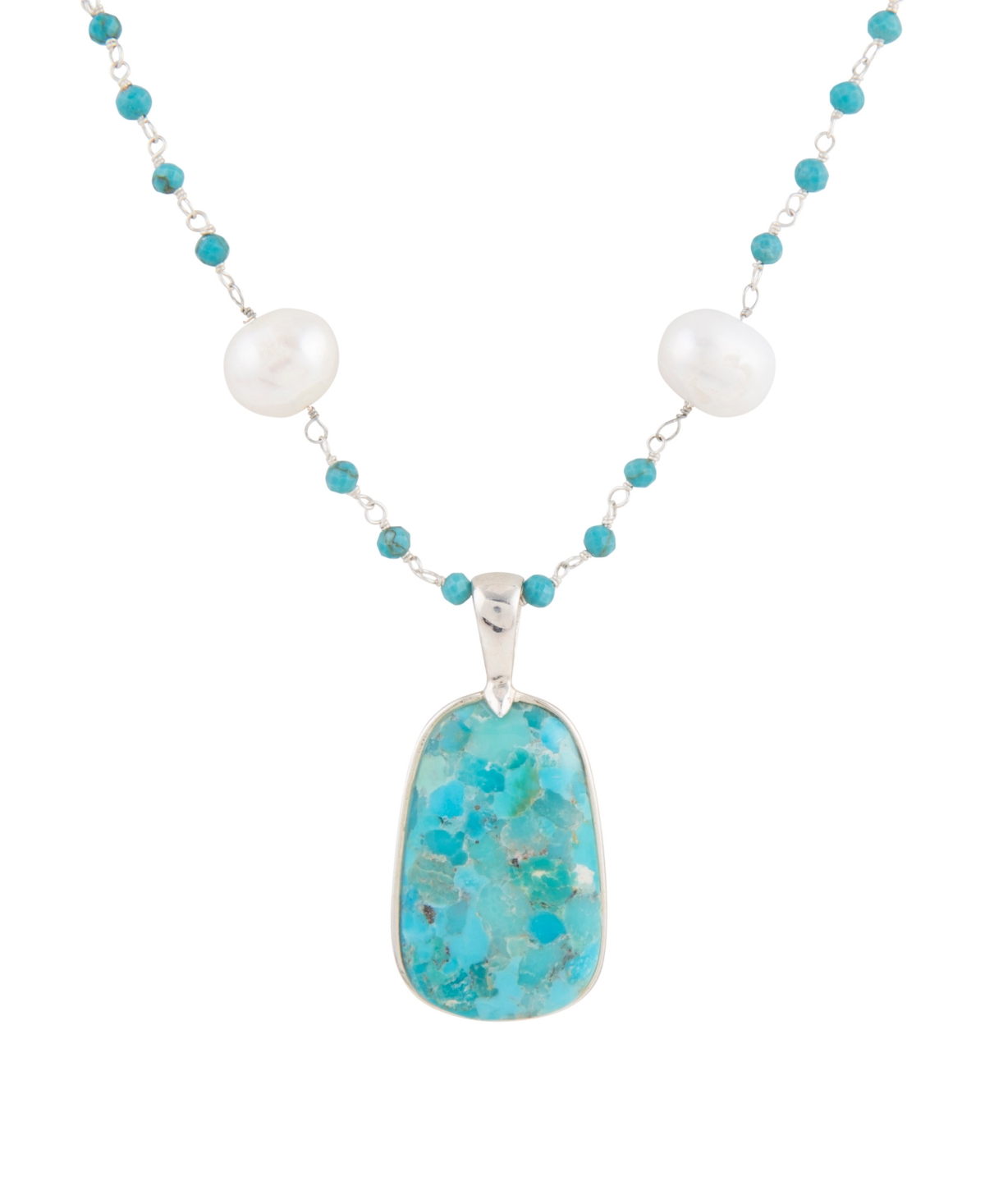 Click here for Barse Madeleine Blue Turquoise and Silver Drop Pen... prices