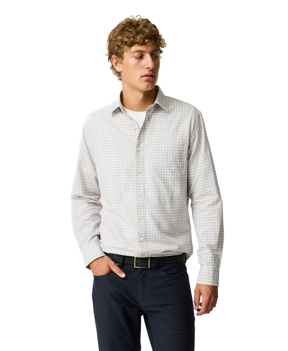 Click here for Rodd & Gunn Mens Mckerrow Cotton Shirt - Oat prices
