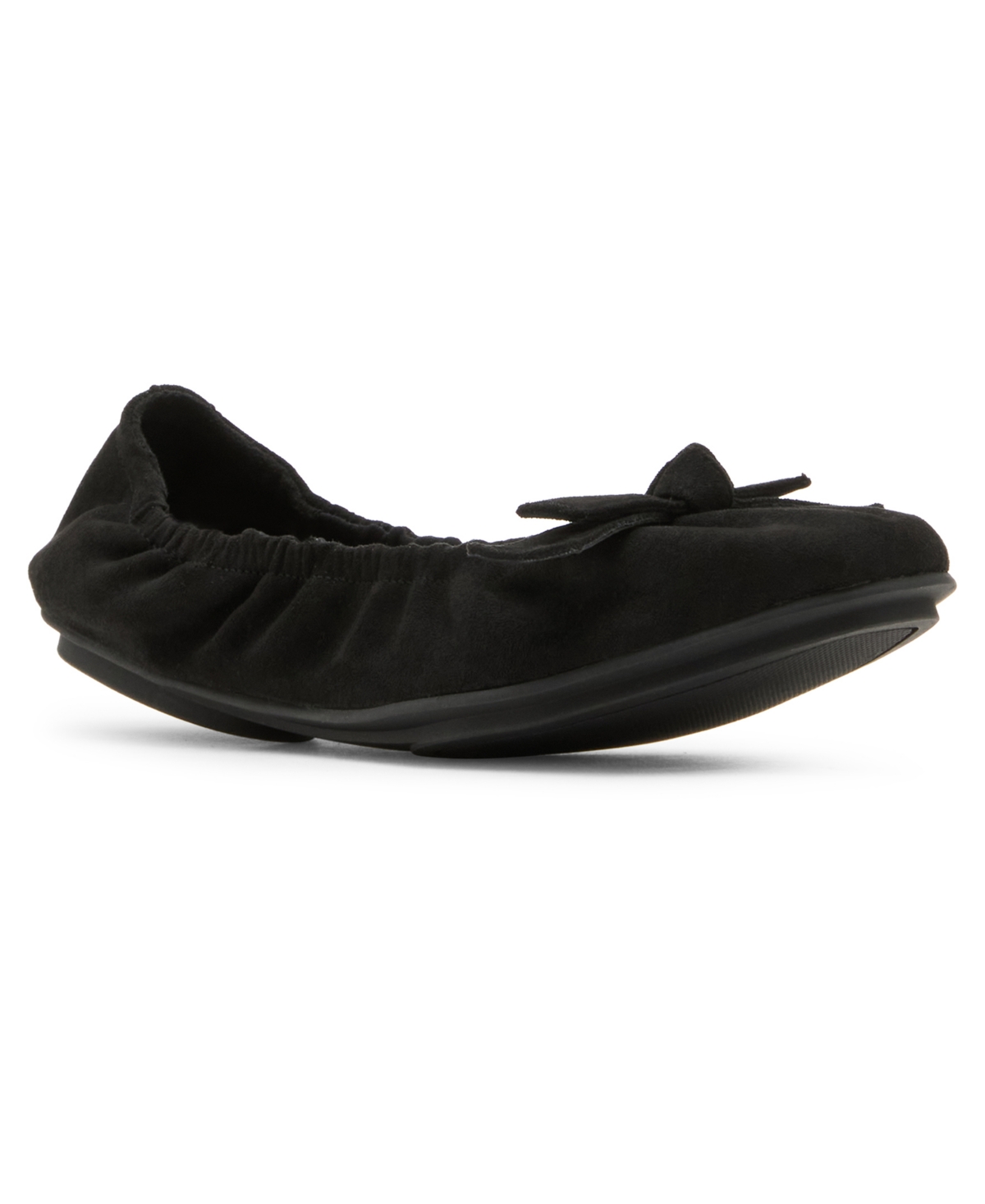 Click here for Anne Klein Womens Charity Slip-On Flats - Black Mi... prices