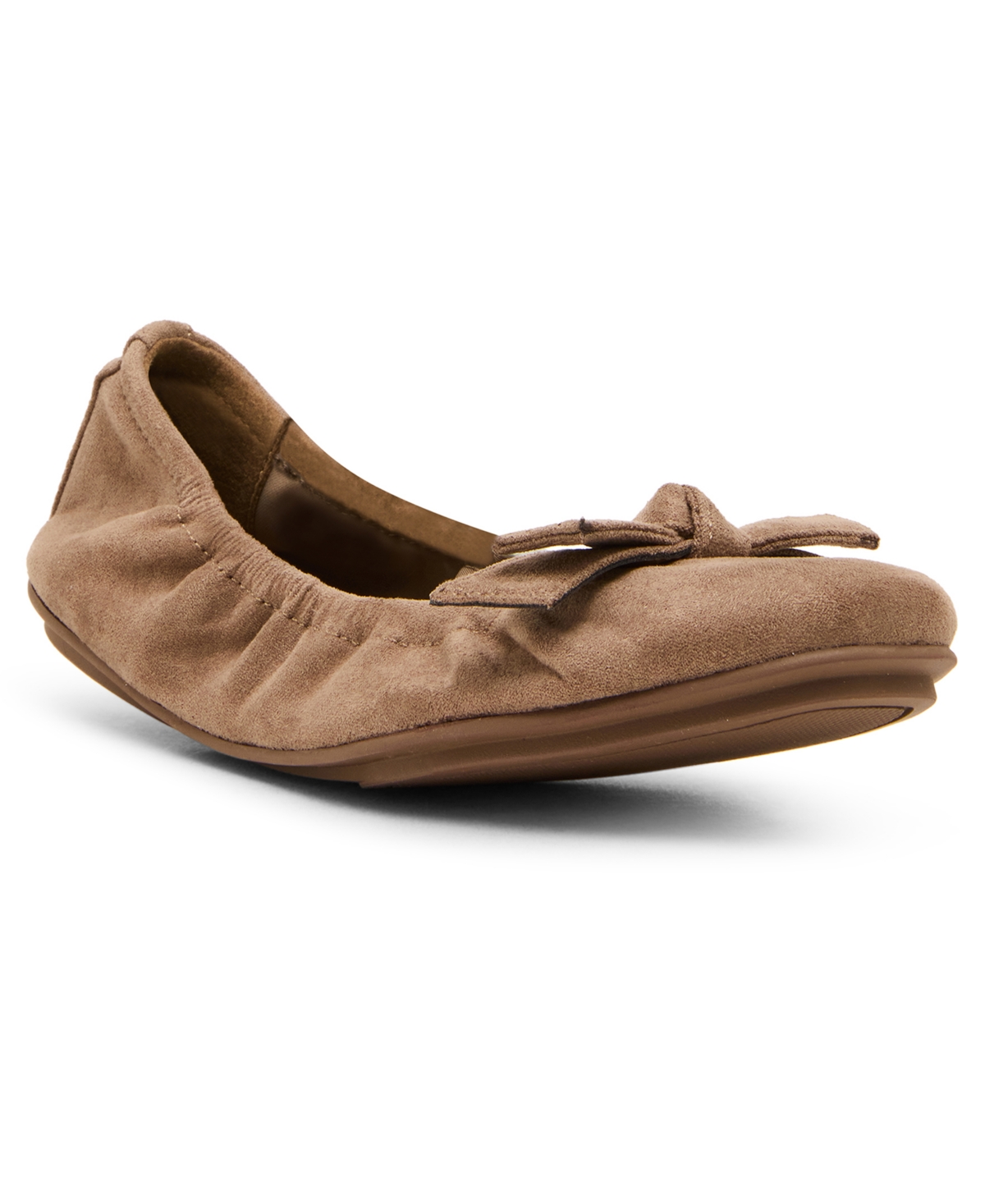 Click here for Anne Klein Womens Charity Slip-On Flats - Taupe Mi... prices