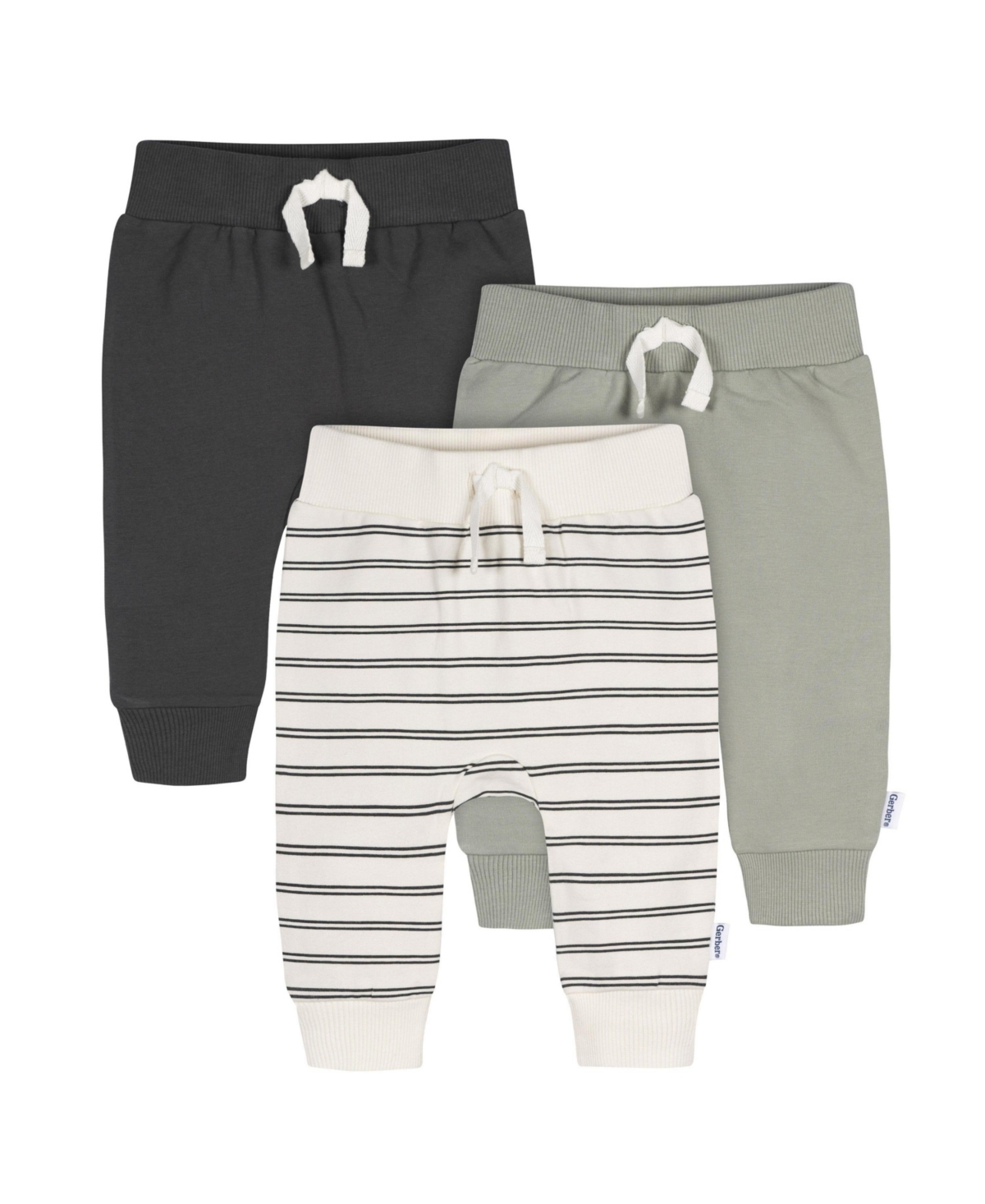 Click here for Gerber Baby Boys 3-Pack 0M-18M Leafless Tree Jogge... prices