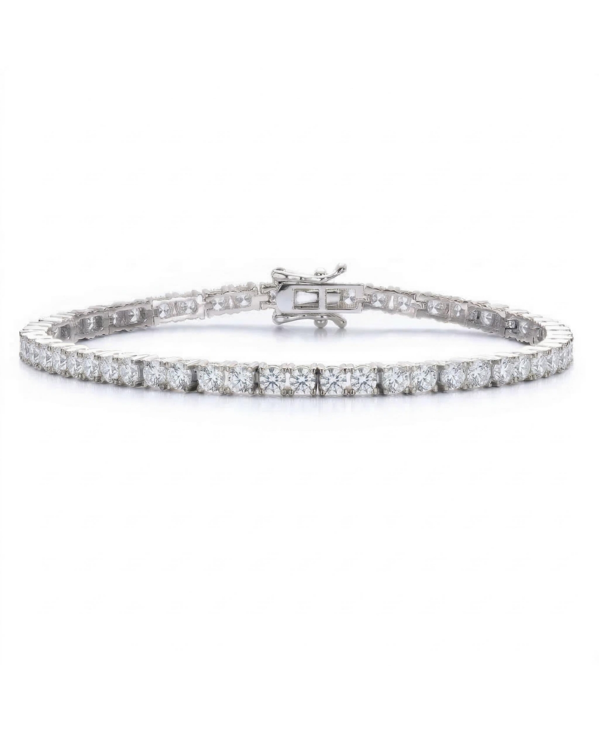 Click here for Sterling Silver with 3mm Colored Cubic Zirconia Te... prices