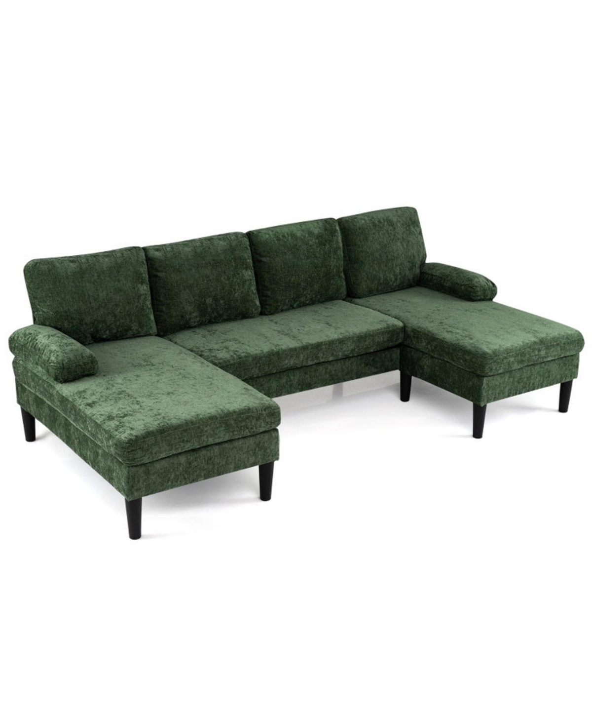 Click here for Sugift U-Shaped Sectional Sofa Couch with Double C... prices