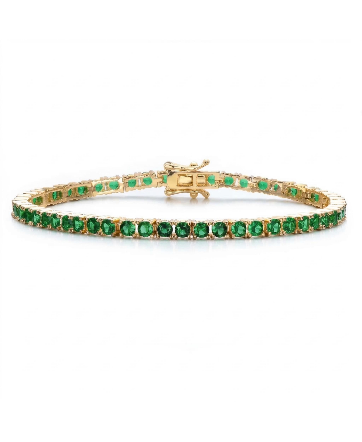 Click here for Sterling Silver with 3mm Colored Cubic Zirconia Te... prices