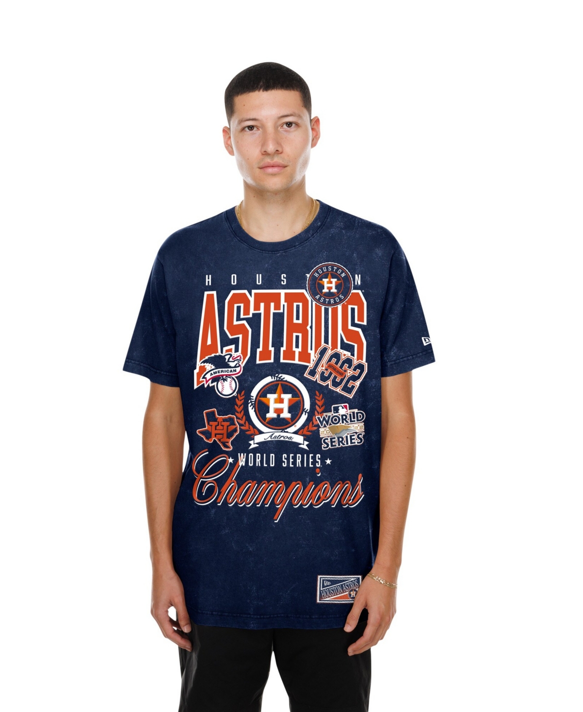 Click here for New Era Mens Navy Houston Astros Mineral Wash T-Sh... prices